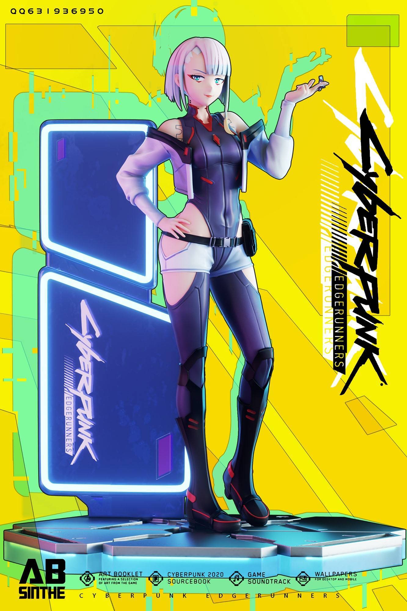 Люси из аниме Cyberpunk: Edgerunners можно раздеть и поставить на ...